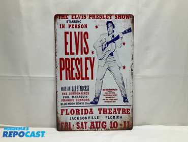 Repocast.com® | New Elvis Presley metal sign with pre...