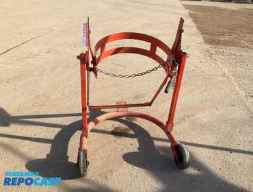 Repocast.com® | 55 gallon barrel tipper cart, steel...