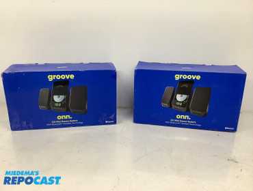 Repocast.com® | (2) Groove onn CD mini stereo systems