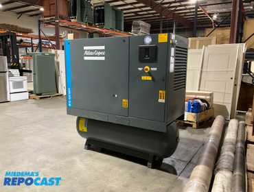 Repocast.com® | 1- Atlas Copco GA18-125FF AP, 25 HP...