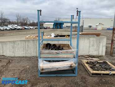 Repocast.com® | (1) industrial rack with (2) skids of...