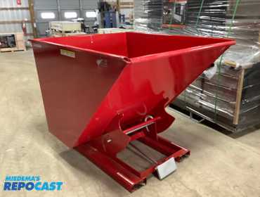 Repocast.com® | Uline Dump hooper w/ fork pockets and...