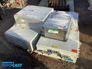 Repocast.com® | Skid lot of various control panels