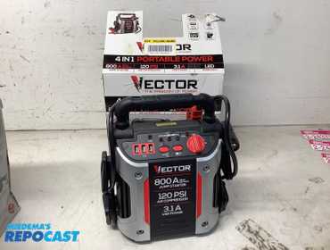 Repocast.com® | Vector 4 in 1 portable pack, 800A jump...