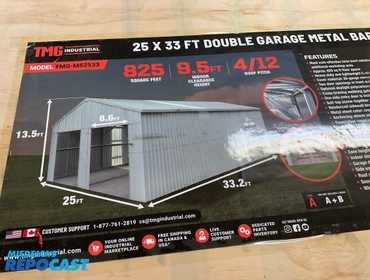 Repocast.com® | TMG TMG-MS2533-25x33 Double Garage...