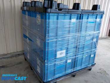 Repocast.com® | Lot of (12) plastic production totes,...