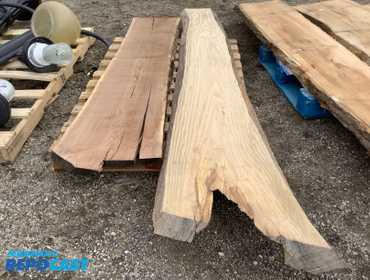 Repocast.com® | (2) wood slabs: (1) Red Oak measuring...
