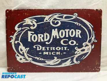 Repocast.com® | New Ford metal sign with pre-drilled...
