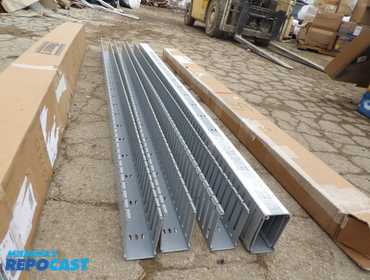 Repocast.com® | Lot of (6) wiring duct 72"L x 4 1/8"H...
