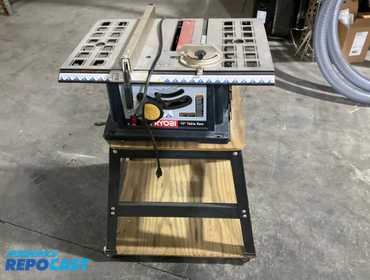Repocast.com® | Ryobi 10” table saw with stand on...