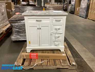 Repocast.com® | Lot of (1) Allen+Roth 36-in Vanity...
