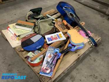 Repocast.com® | Skid lot of musical instruments and...