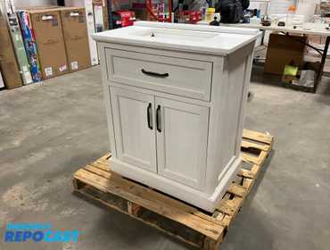 Repocast.com® | 1- Vanity Cabinet with a cracked top...