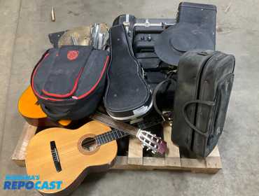 Repocast.com® | Skid Lot of Musical Instruments...