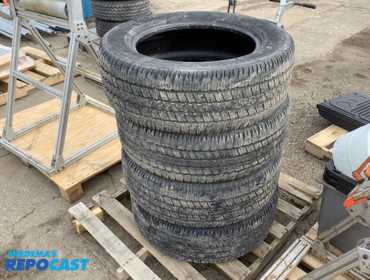 Repocast.com® | Lot of (4) tires with no rims,...