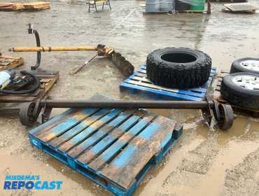 Repocast.com® | Lot of (1) Misc. Rear Axle, Rusted,...