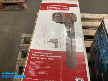 Repocast.com® | Rubbermaid 2 door mailbox and post. 21...