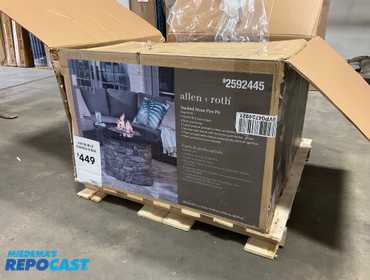 Repocast.com® | (1) Allen +Roth Stacked Stone Fire Pit...