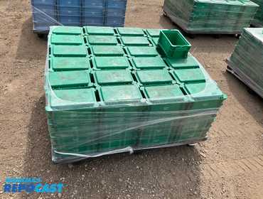 Repocast.com® | Lot of (96) poly bins with Irwin...
