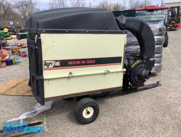 Repocast.com® | Lot of (1) Agri-Fab towable Mow-N-Vac,...