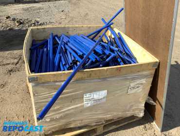 Repocast.com® | Crate lot of 1” diameter metal tubing,...