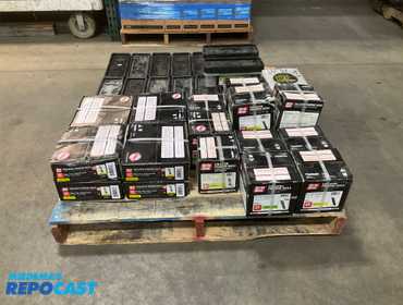 Repocast.com® | Skid lot including a variety of nails