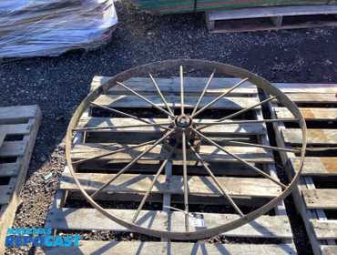 Repocast.com® | Vintage collectible old steel wheel...