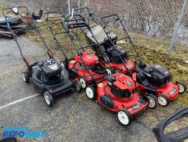 Repocast.com® | Lot of (5) Push Mowers, including a...