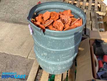 Repocast.com® | Large plastic barrel of EMI rebar...