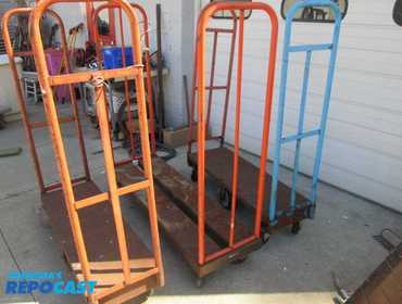 Repocast.com® | (3) u boat rolling zero turn carts, 15...