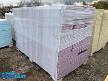Repocast.com® | Pink Styrofoam (72) sheets 2 1/2x16x96