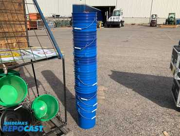 Repocast.com® | Lot of (13) Letica Blue 5-Gallon...