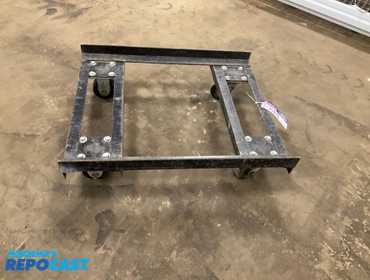 Repocast.com® | Small steel low profile cart w/ four...