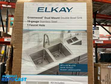 Repocast.com® | 1- Elkay Greenwood Dual Mount Double...