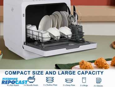 Repocast.com® | ROVSUN Countertop Dishwasher Portable...