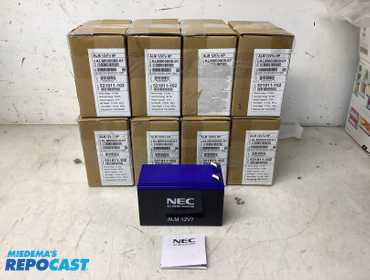 Repocast.com® | Lot of (8) NEC ALM 12V7 Lithium-Ion...