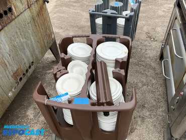 Repocast.com® | Plate Dolly with Assorted Plates and...