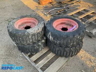 Repocast.com® | (4) Tires and Wheels off a Bobcat...