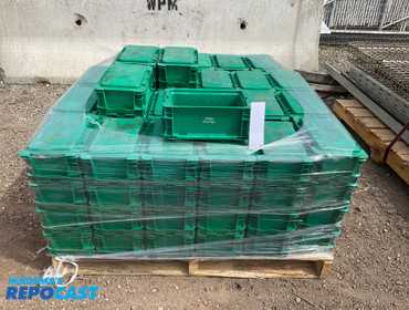 Repocast.com® | Lot of (100) poly bins with Irwin...