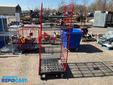 Repocast.com® | (1) Opti Cart poly cart with a five...