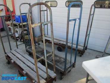 Repocast.com® | (3) U boat rolling zero turn carts, 15...