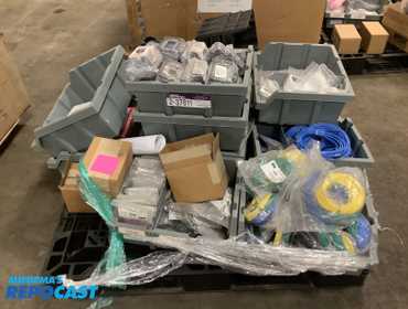 Repocast.com® | Skid lot of items including Hubbell in...