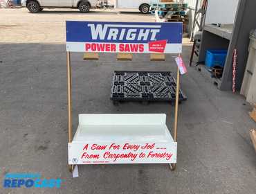 Repocast.com® | (1) Wright Power Saws display stand....