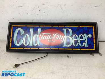 Repocast.com® | Lot of (1) Falls City Beer Light Up...