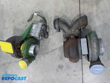 Repocast.com® | Lot of (2) used turbos (1) John Deere...