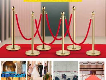 Repocast.com® | Mophorn 6PCS Gold Stanchion Post, 4...
