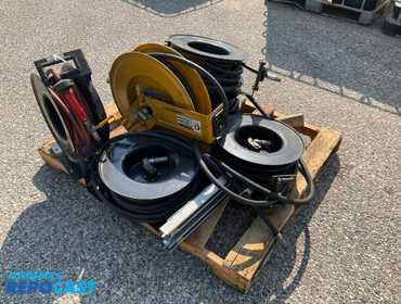 Repocast.com® | Pallet of 6 Hose reels with wall mount...
