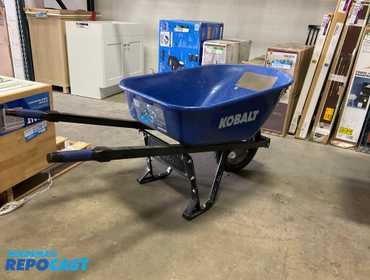 Repocast.com® | (1) Kobalt 6 cu ft. Wheelbarrow - Used