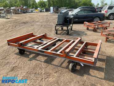 Repocast.com® | Large metal cart on heavy duty casters...