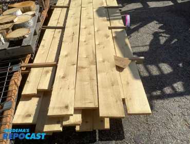 Repocast.com® | (19) rough sawn cedar boards....